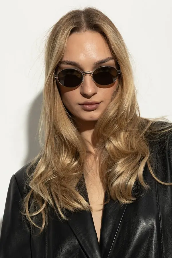 Mykita Oval Sunglasses With Metal Frame