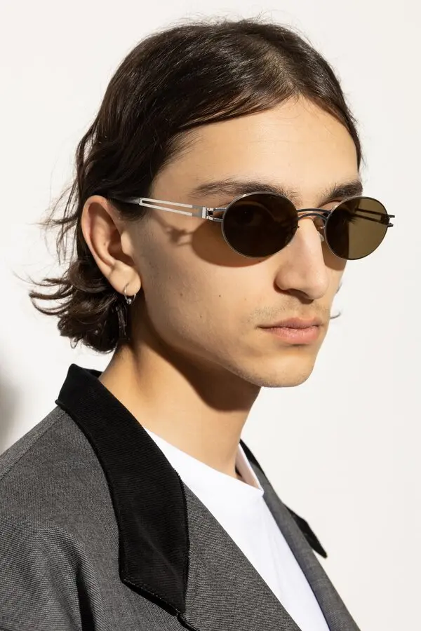 Mykita Oval Sunglasses With Metal Frame