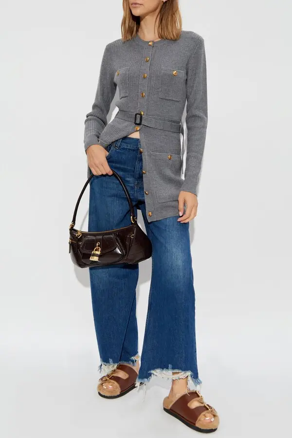 Chloé Effect Wide Leg Jeans