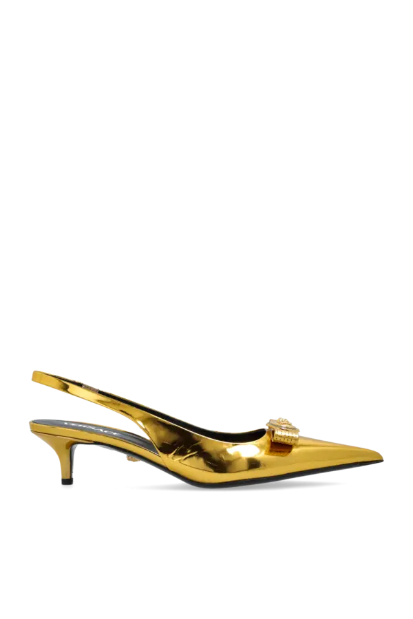 Versace Heeled Slingback Shoes