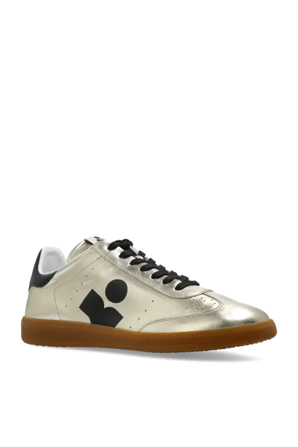Isabel Marant Metallic Leather Sneakers