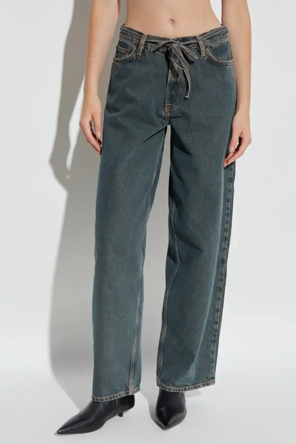 SAMSØE SAMSØE Saharper Relaxed Boyfriend Jeans With Belt