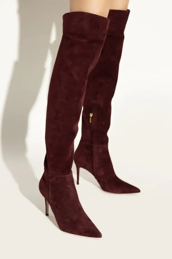 GIANVITO ROSSI Leather Heeled Boots
