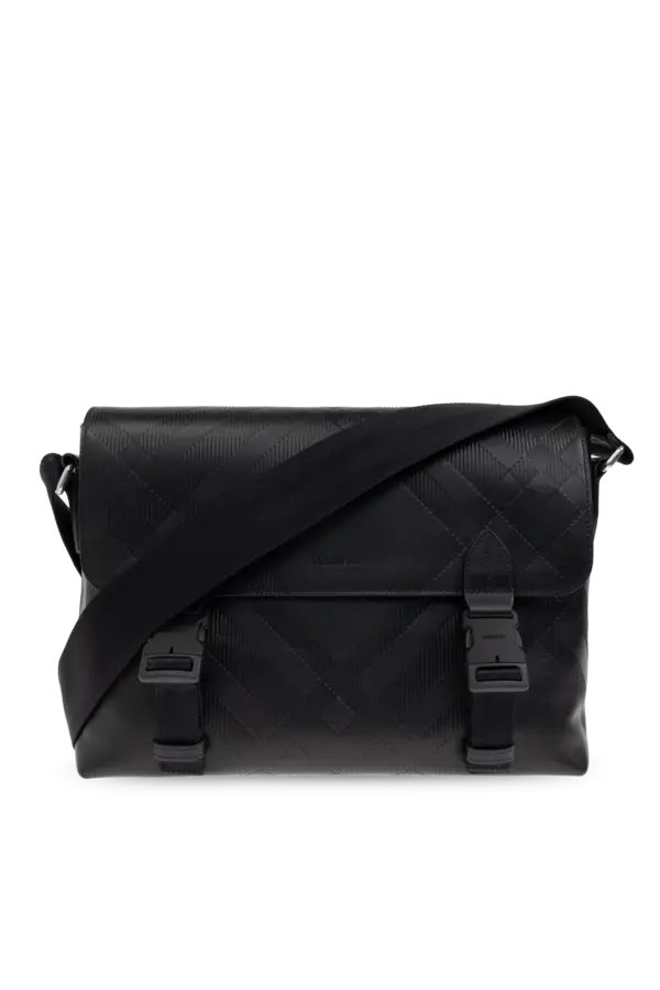 Burberry Leather Shoulder Bag - Black