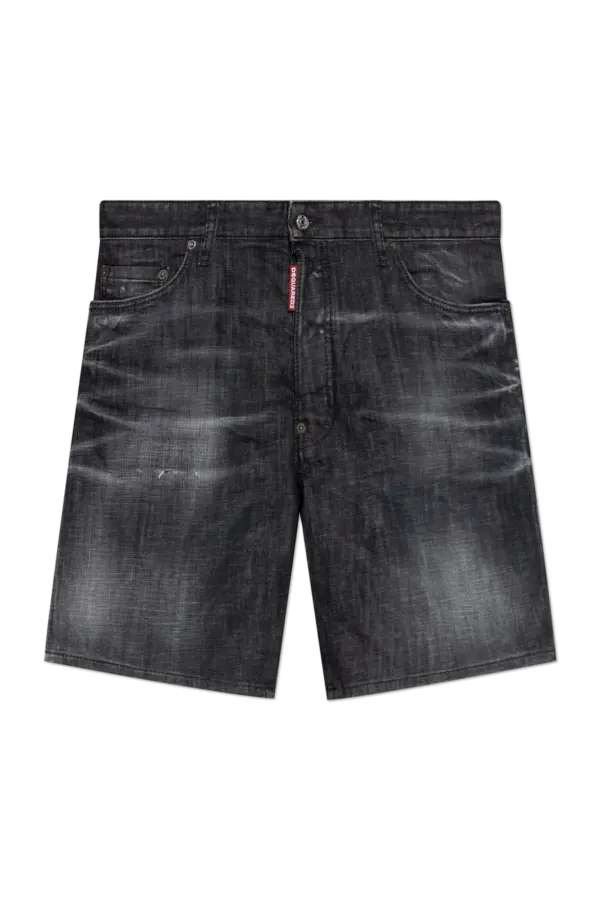 Dsquared2 Marine" Denim Shorts - Black