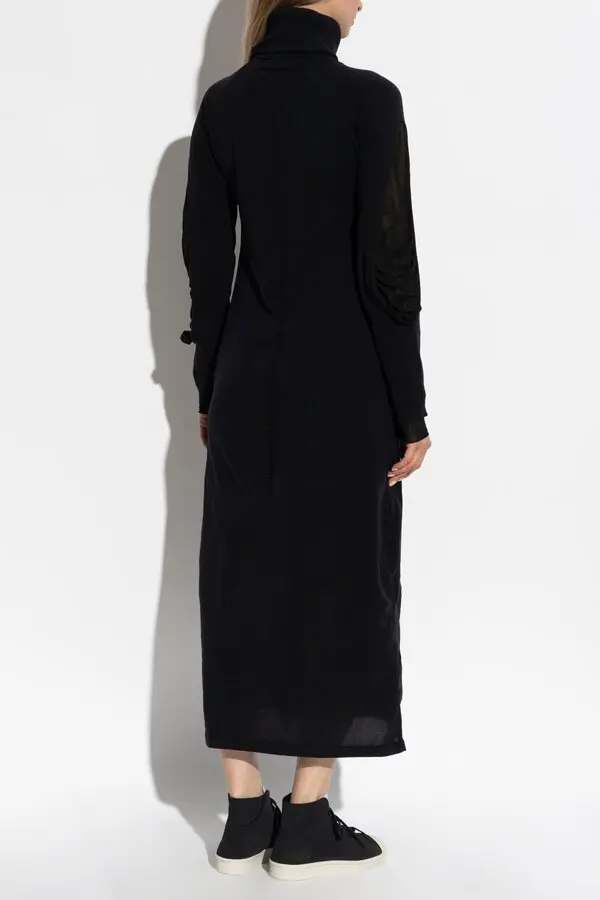 Y3 Turtleneck Midi Dress