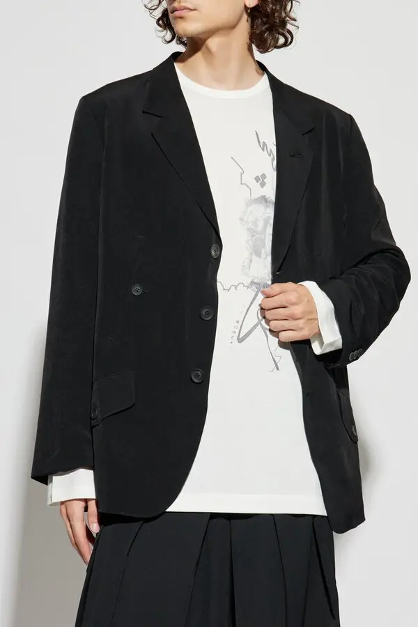 Yohji Yamamoto Blazer With Pockets