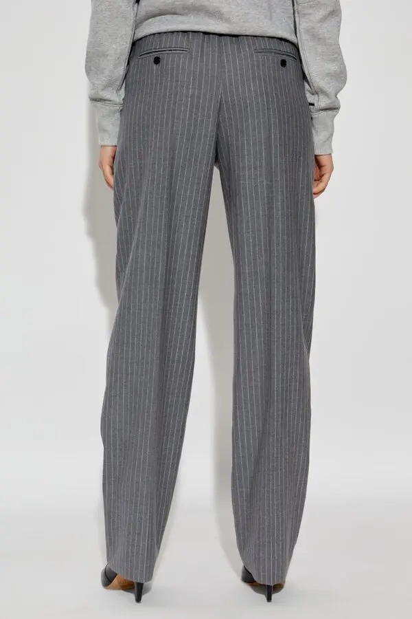 Isabel Marant Liska Pinstriped Wool Trousers