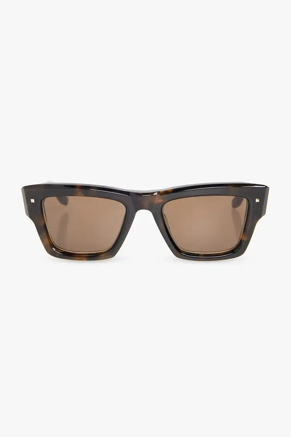 Valentino Garavani Patterned Sunglasses - Brown