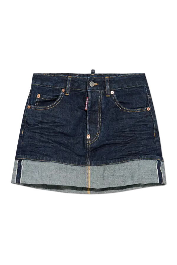 Dsquared2 Short Denim Skirt