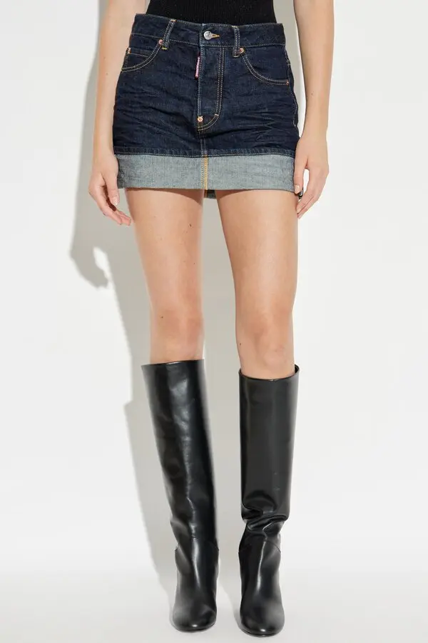 Dsquared2 Short Denim Skirt