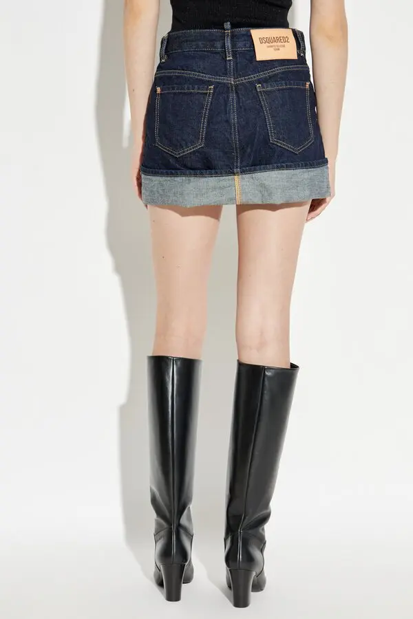 Dsquared2 Short Denim Skirt