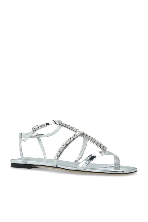 JIMMY CHOO Gwyn Strappy Embellished Sandals