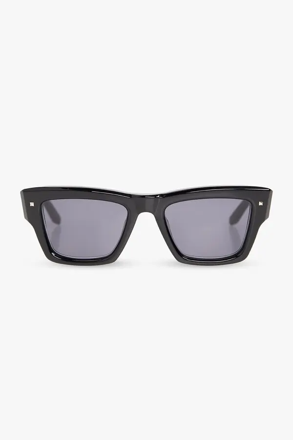 Valentino Garavani Embossed Sunglasses - Black