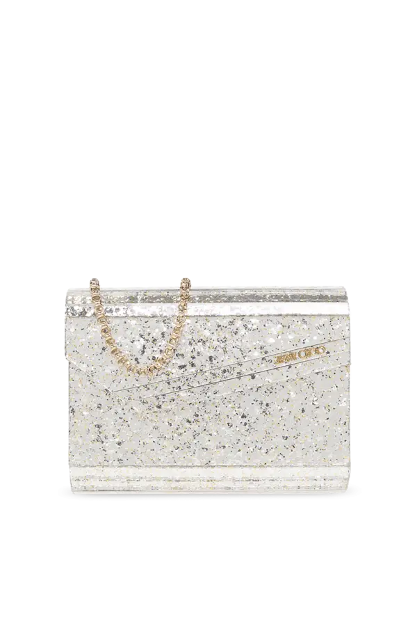 JIMMY CHOO Candy Clutch - Silver