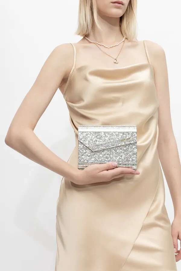 JIMMY CHOO Candy Clutch - Silver