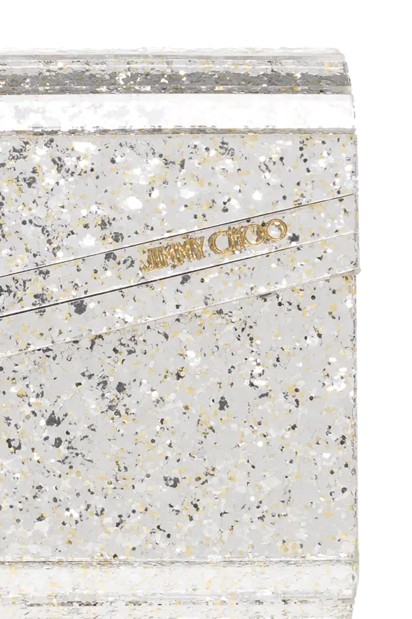 JIMMY CHOO Candy Clutch - Silver