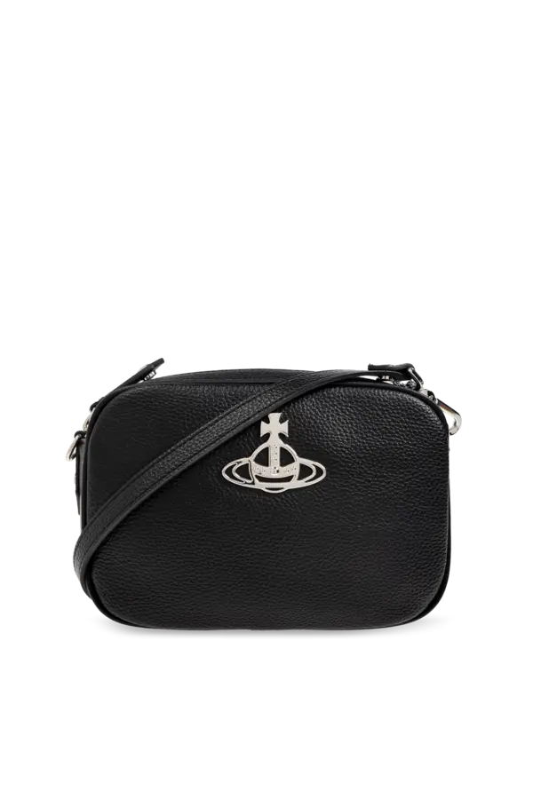 VIVIENNE WESTWOOD Anna Camera Shoulder Bag - Black