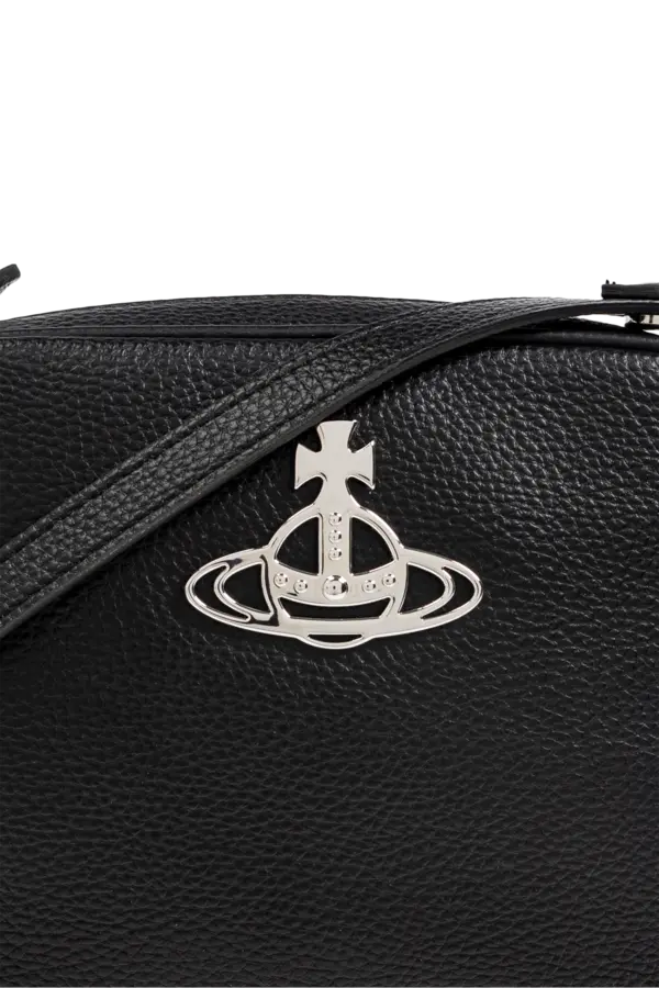 VIVIENNE WESTWOOD Anna Camera Shoulder Bag - Black