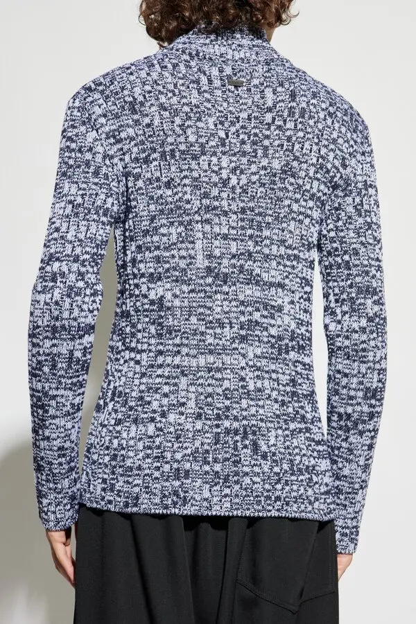 TOD’S Merino Wool Sweater With Zip Collar