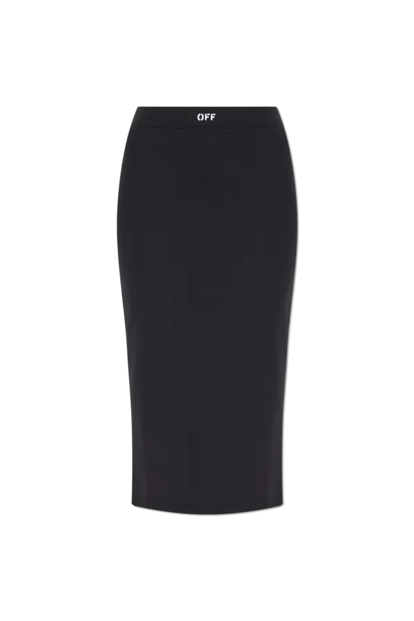 Off-White Pencil Skirt