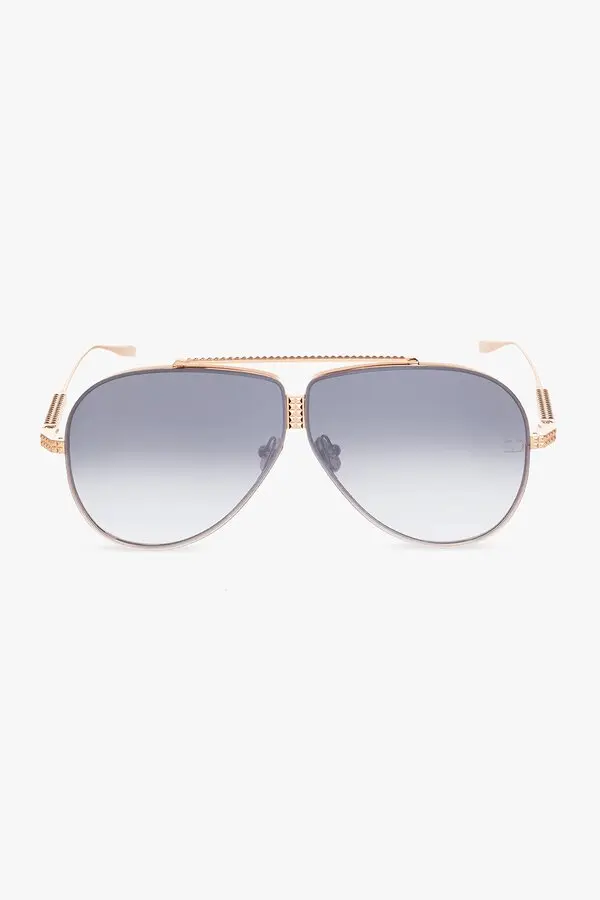Valentino Garavani Embossed Sunglasses - Gold