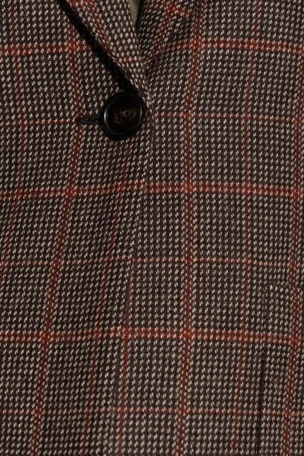 Chloé Plaid Patterned Blazer