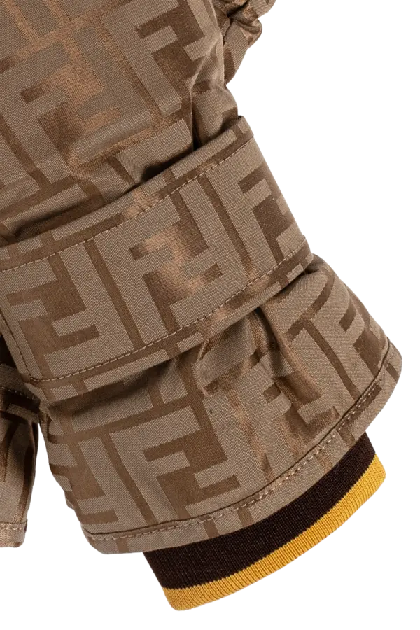 Fendi Ski Gloves With Monogram