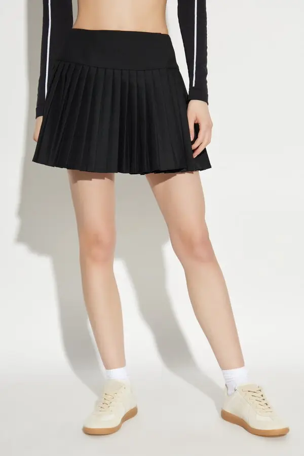Off-White Short Pleated Skirt