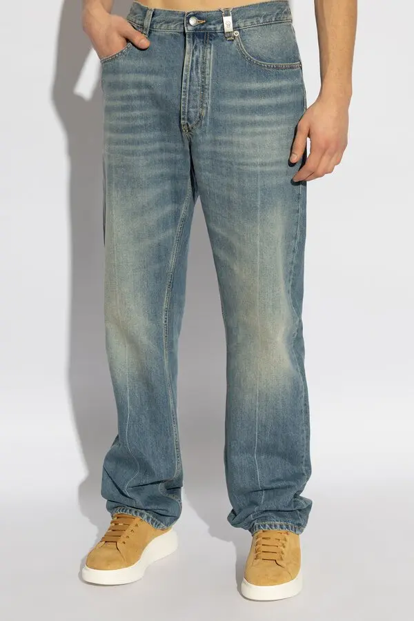 Alexander McQueen Jeans With Logo