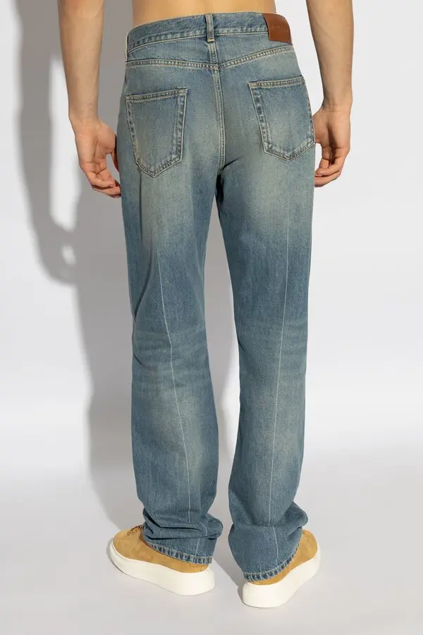 Alexander McQueen Jeans With Logo
