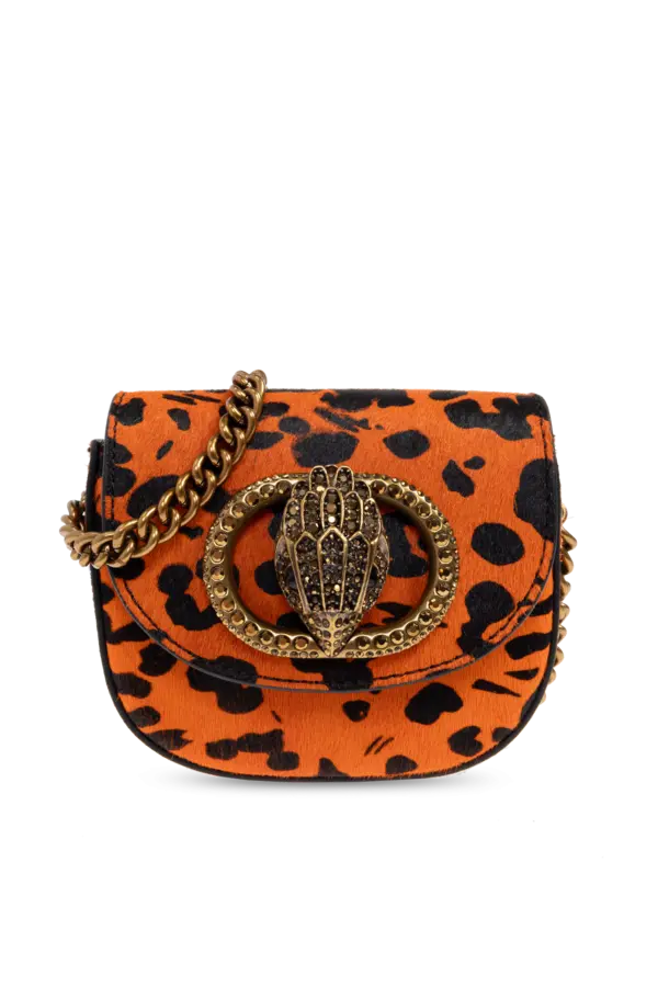 Kurt Geiger Micro Chelsea Saddle Bag - Orange