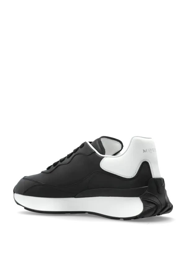 Alexander McQueen Sports Shoes With Logo - Black