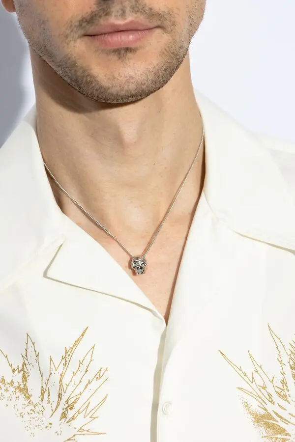 Alexander McQueen Skull Pendant Necklace