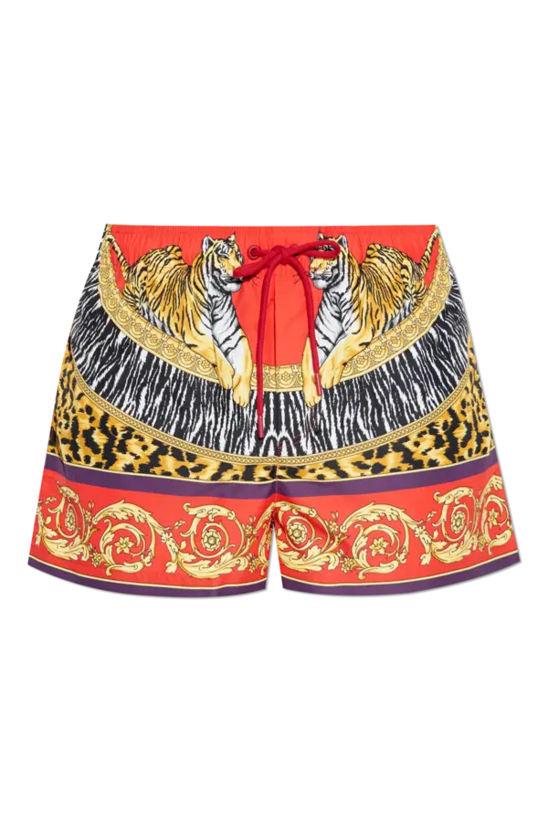 Versace Printed Swim Shorts