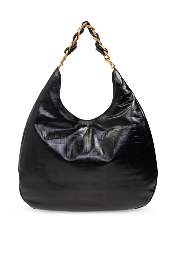 Balmain 1945 Soft Moon Large Hobo Bag