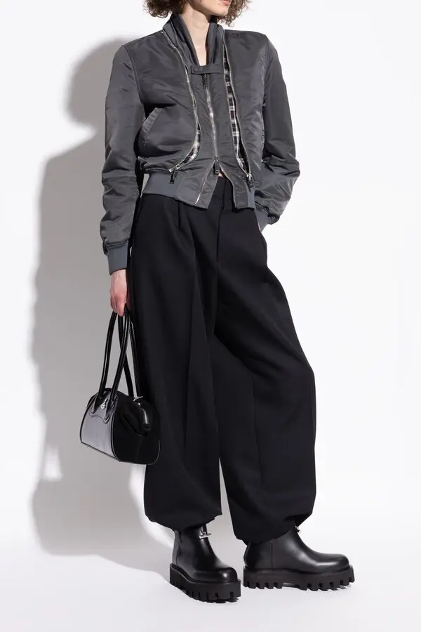 Alexander McQueen Leather Platform Ankle Boots
