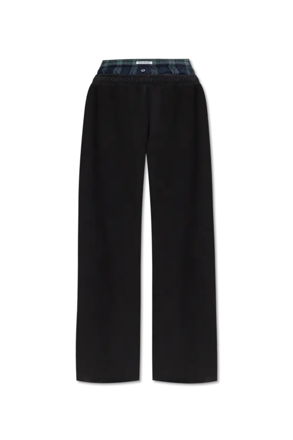 Acne Studios Wide-leg Knit Sweatpants