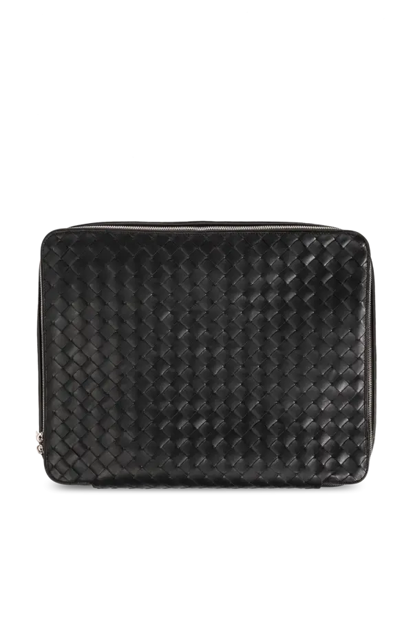Bottega Veneta Intrecciato Medium Travel Case - Black