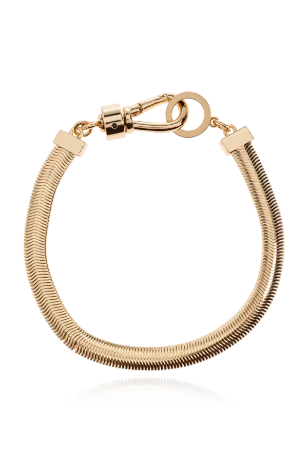 ALLSAINTS Brass Snake Weave Bracelet - Gold