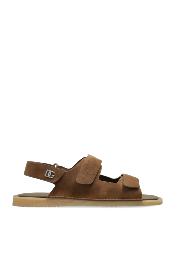 Dolce & Gabbana Suede Sandals - Brown