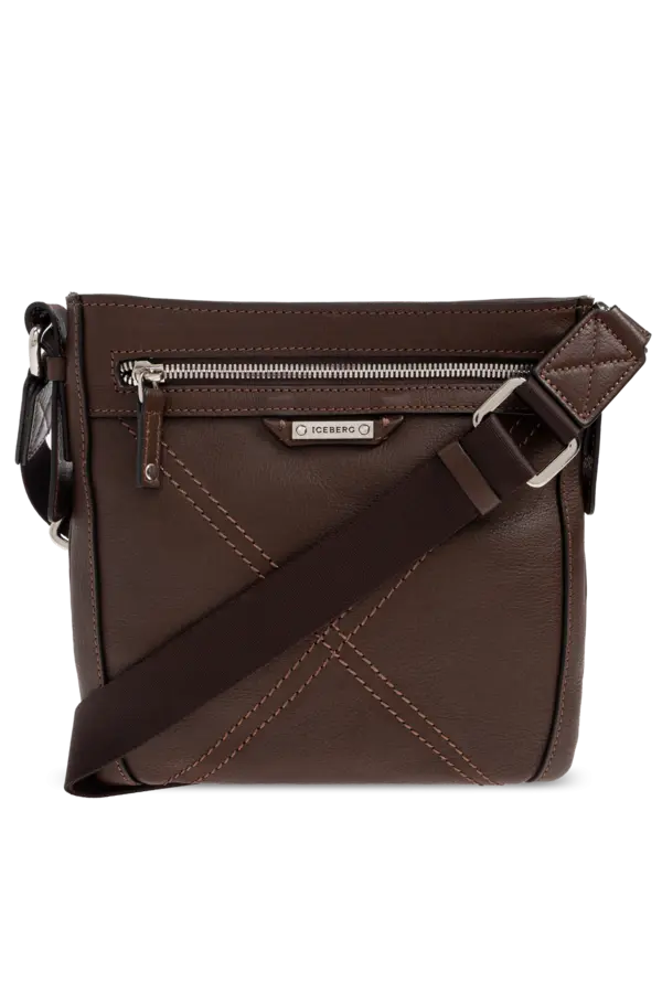 Iceberg Leather Shoulder Bag - Brown