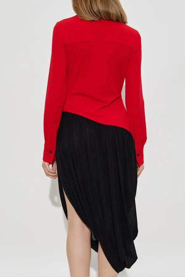 FERRAGAMO Dress With Side Slit - Red