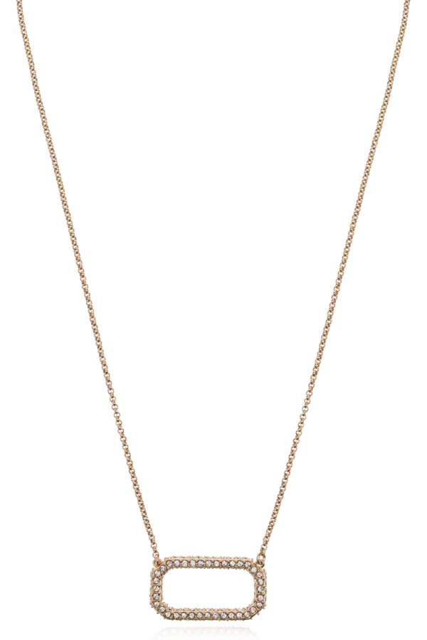 ALLSAINTS Crystal Pendant Necklace - Gold