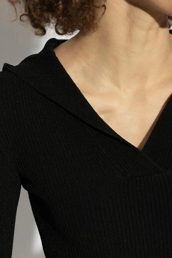 Alaïa Ribbed Midi Dress