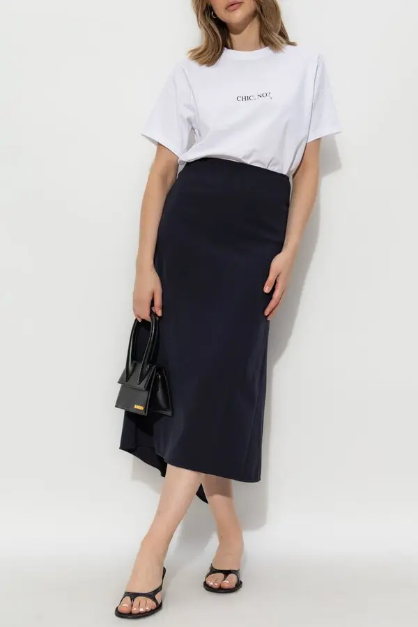 Victoria Beckham Back-slit A-line Skirt