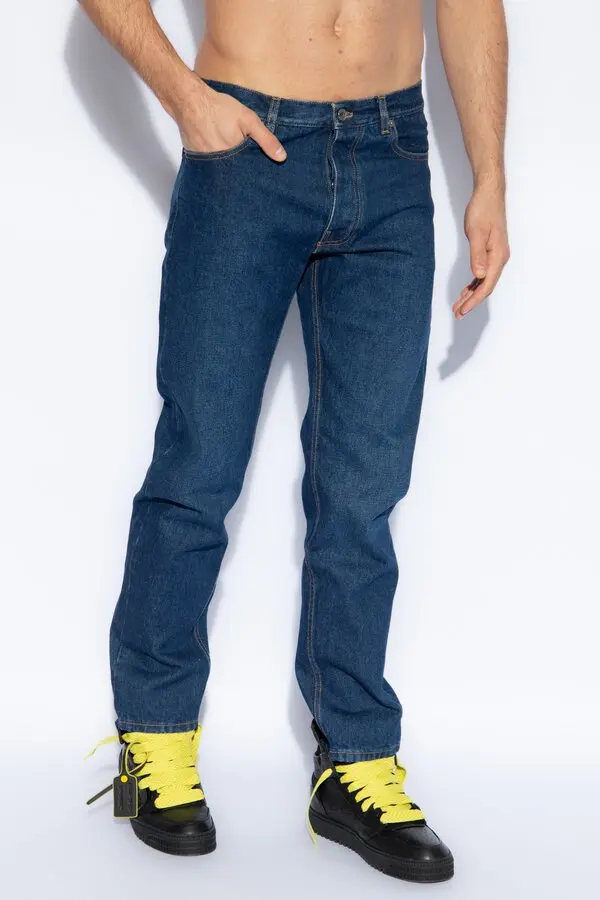 Off-White Jeans With Logo