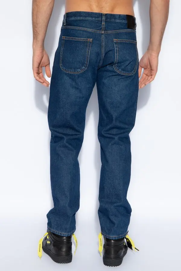Off-White Jeans With Logo