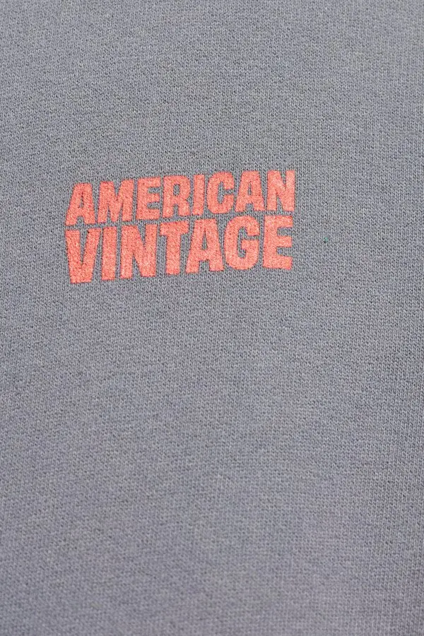American Vintage Logo Sweatshirt - Grey