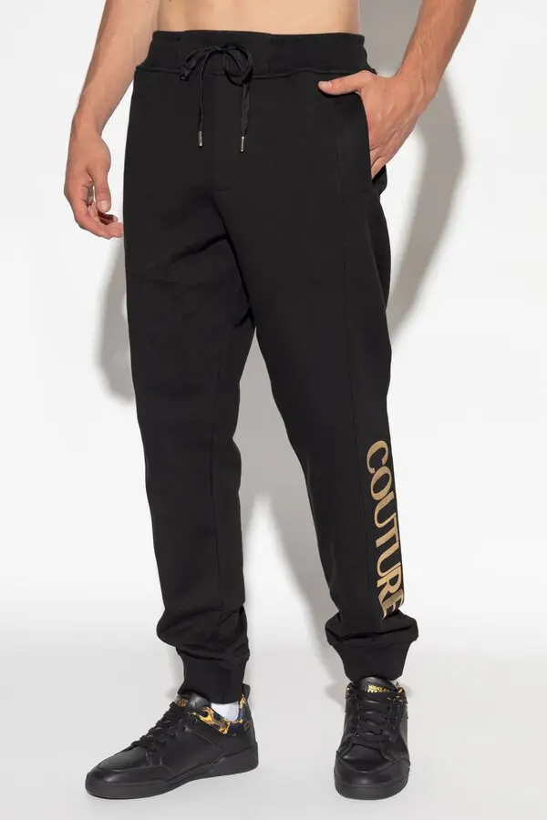 Versace Sweatpants With Printed Logo